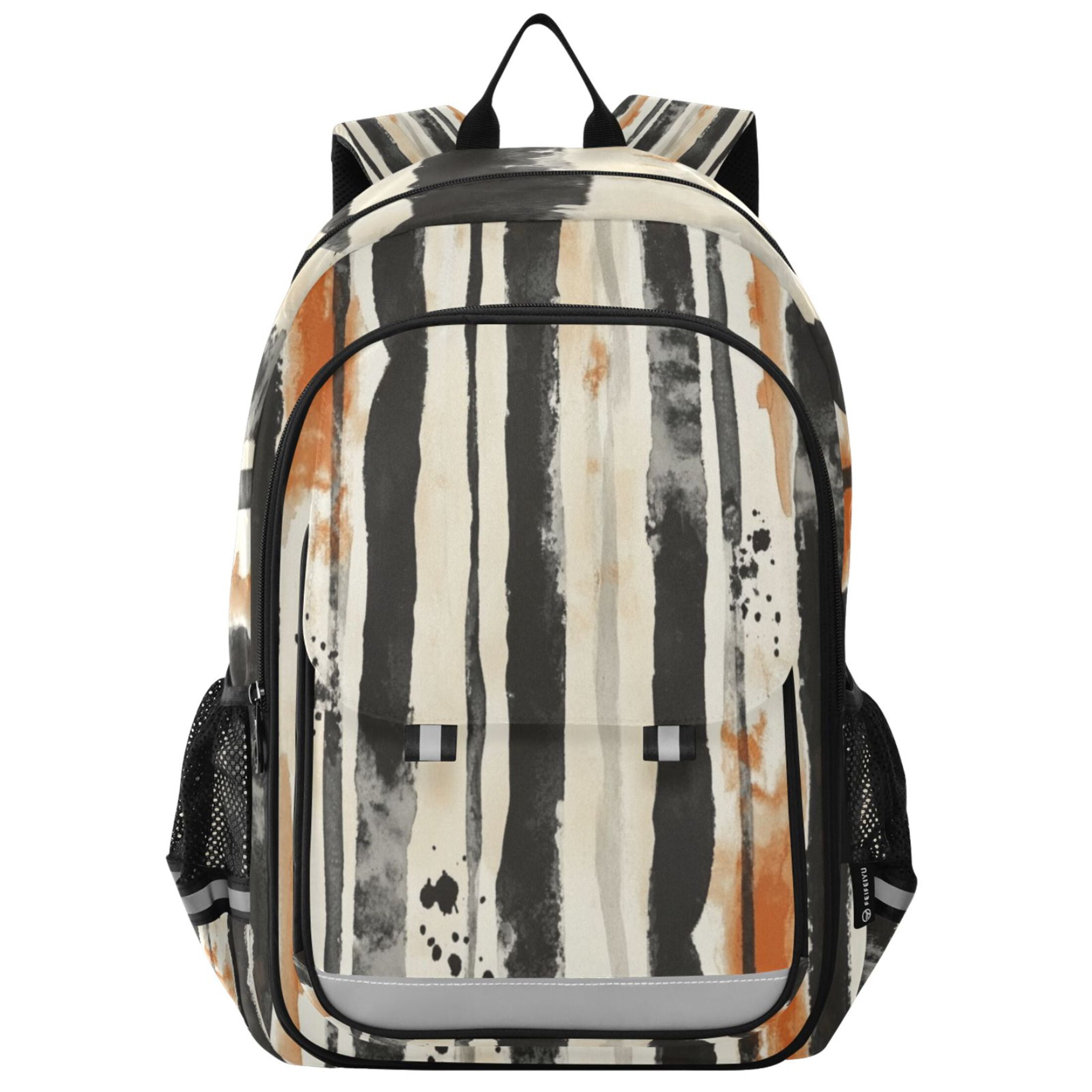 Flip-Top Backpack 17L Capacity Lightweight Bookpack Reflective Safety ...