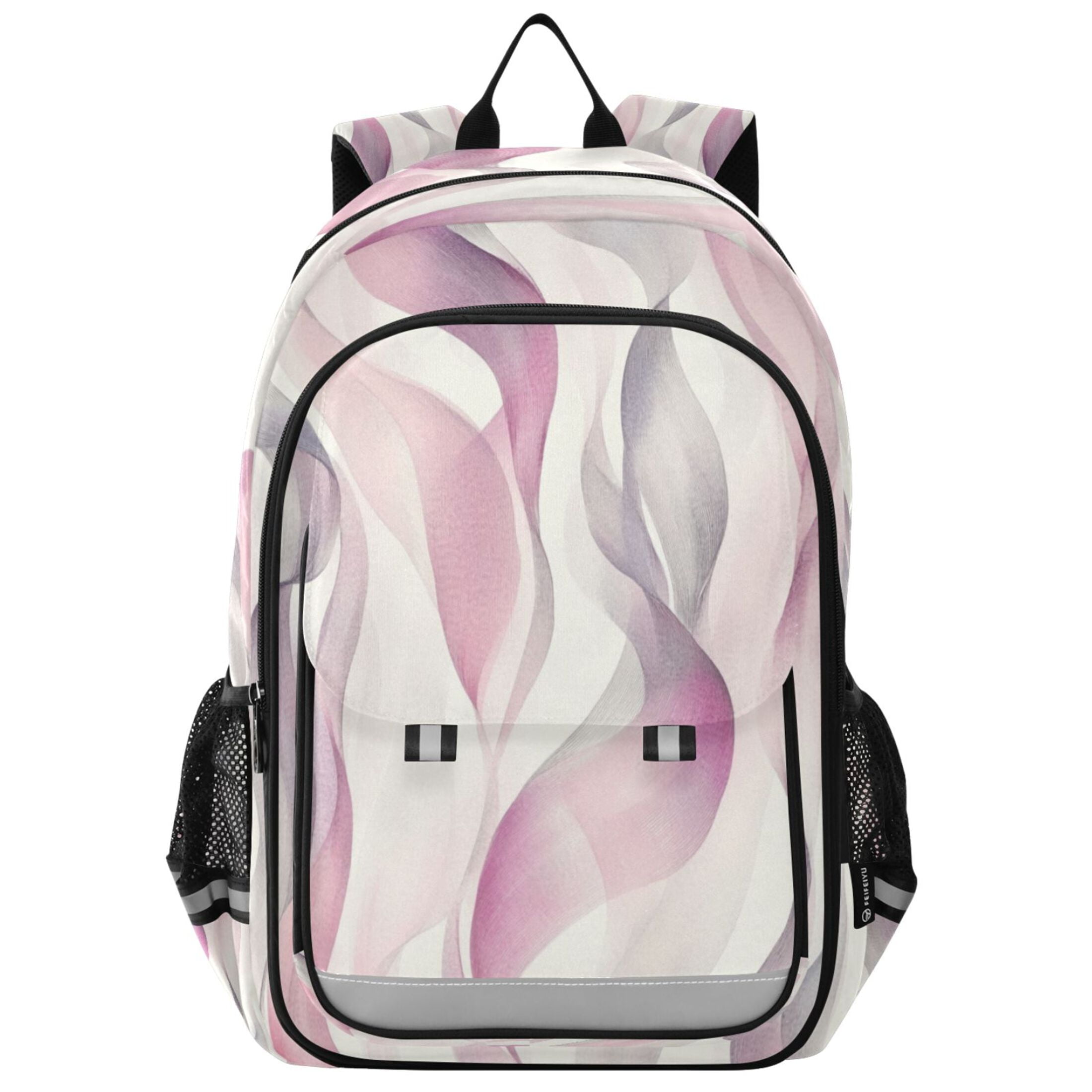 Flip-Top Backpack 17L Capacity Lightweight Bookpack Reflective Safety ...