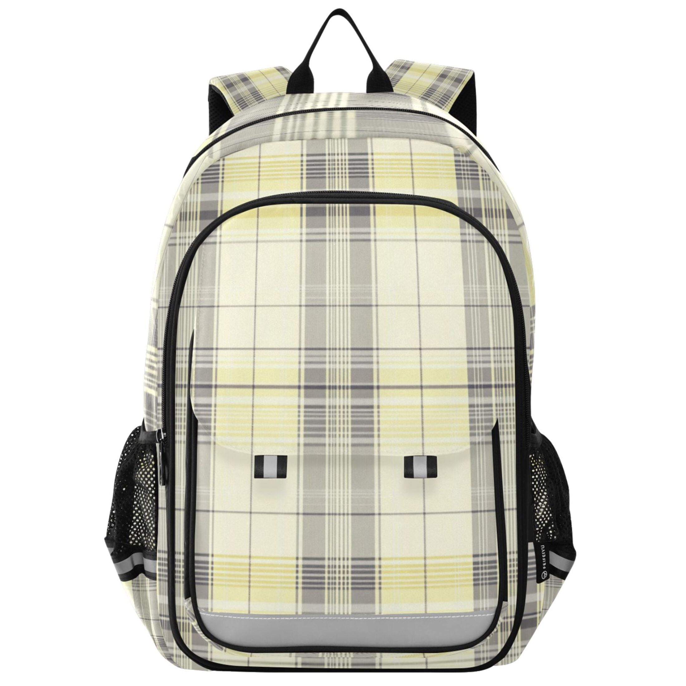 Flip-Top Backpack 17L Capacity Lightweight Bookpack Reflective Safety ...