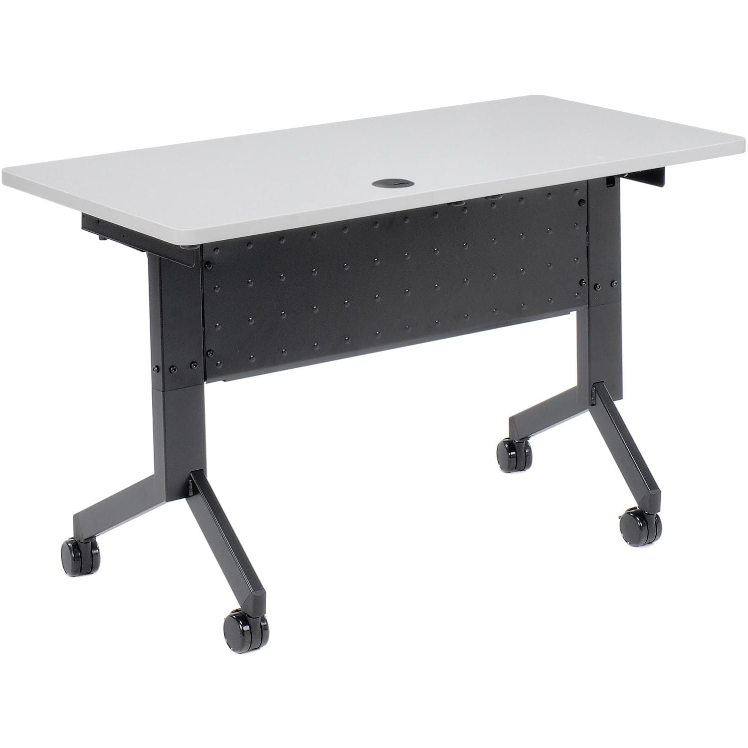 Flip-Top Training Table, 48" x 24", Gray - Walmart.com