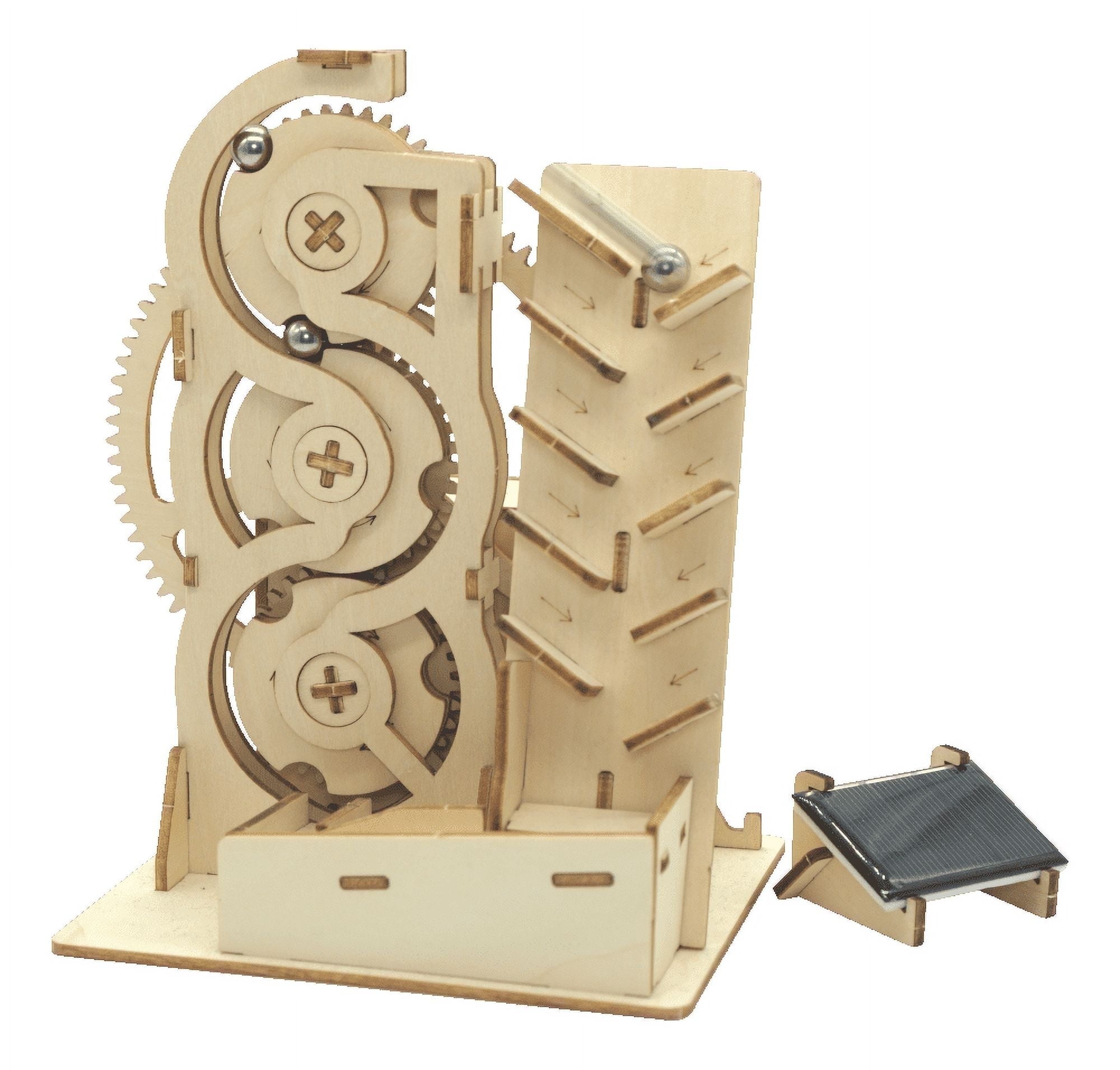 Flip Toys • Wooden Marble Run • Ziz Zag | Solar Powered + Motorized ...