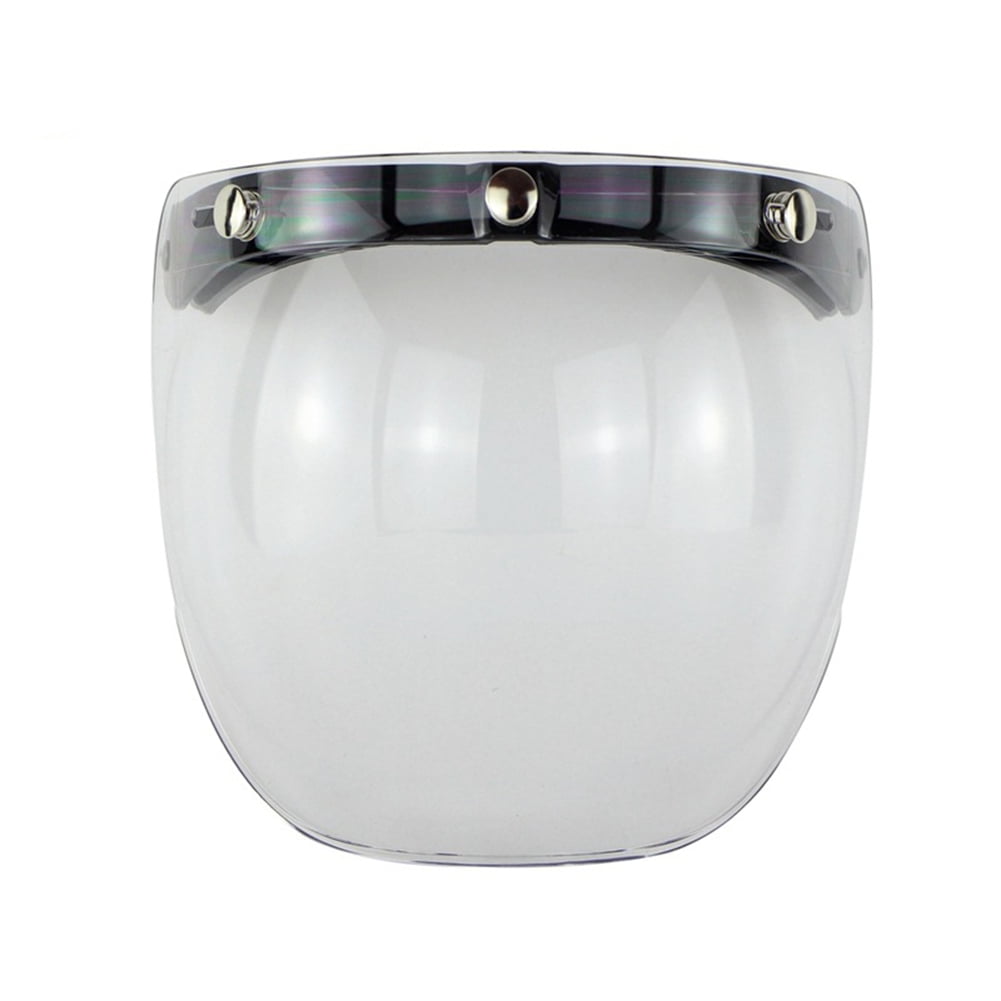 Flip Up Down Shield Visor Lens, Retro 3-Snap Sunscreen Sun Shield Visor ...