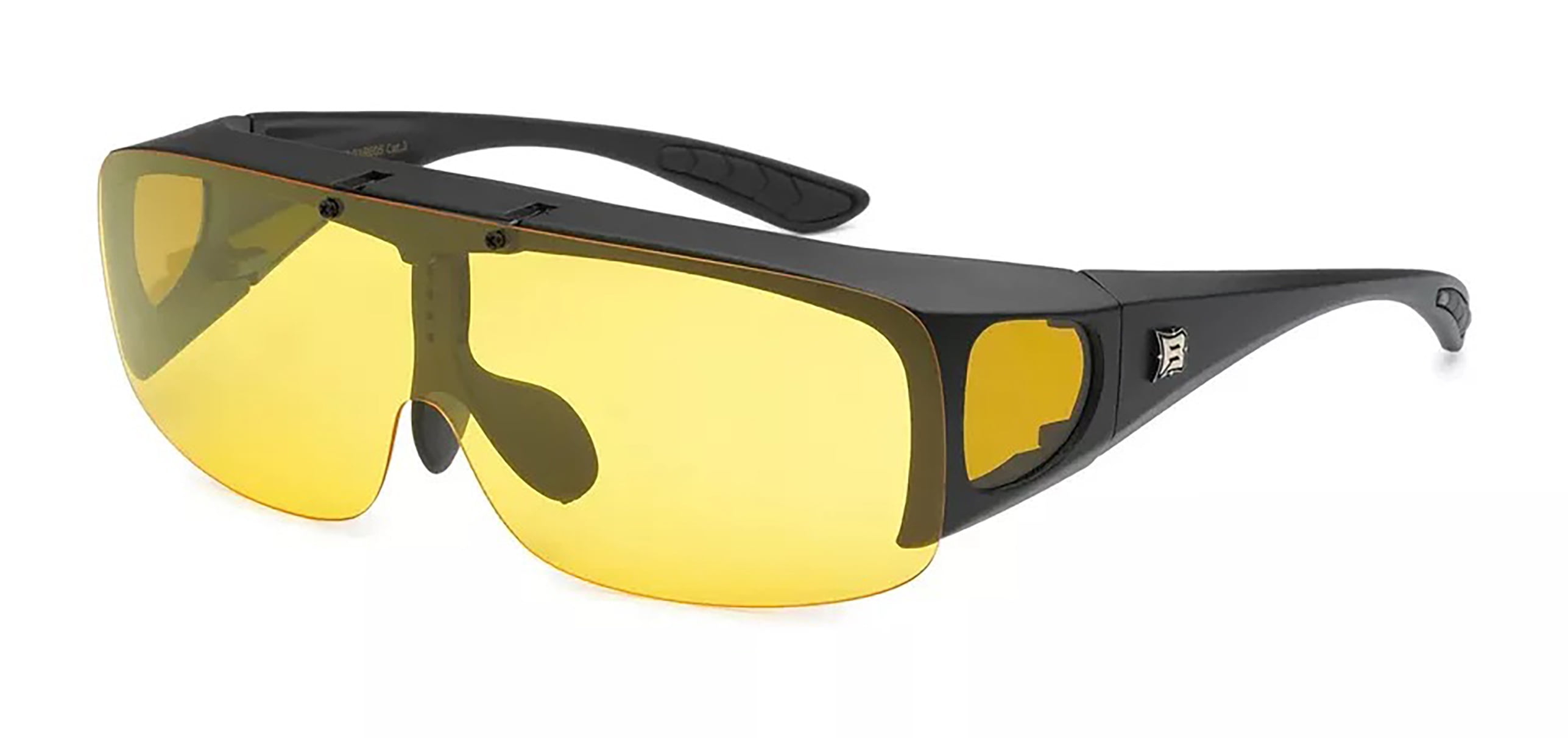 Flip-Up Fit Over Polarized Sunglasses - Cover Over Prescription Glasses ...