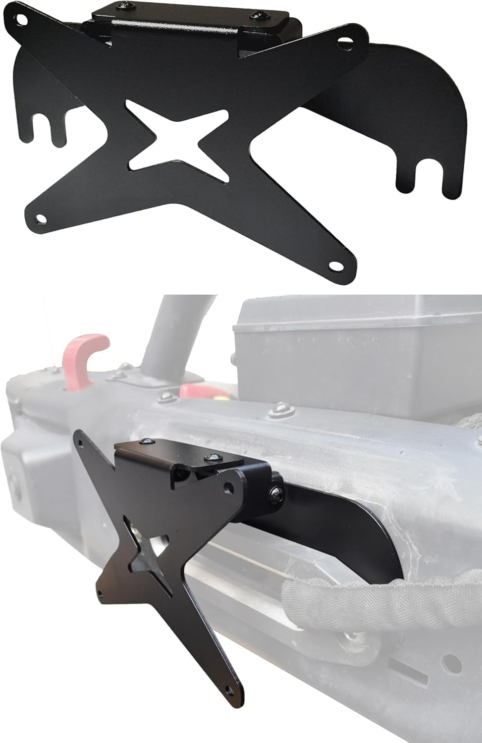Flip-Up Front License Plate Mount for All Fairlead,Universal License ...