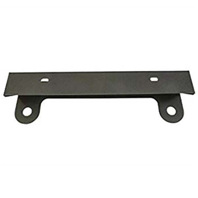Flip-Up License Plate Holder for Winch with Hawse Fairlead - Black ...