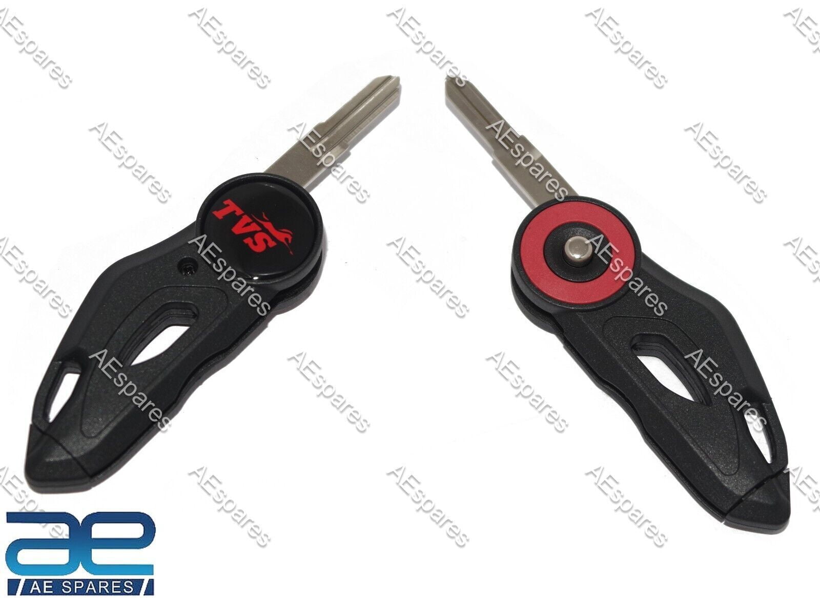 Flip Up Style Right Cut Blank Key Set For TVS Motorcycle - Walmart.com