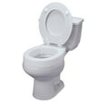 Flip-Up Lifter Toilet Seat - Easy to Install, Hinged, Adds Bathroom ...