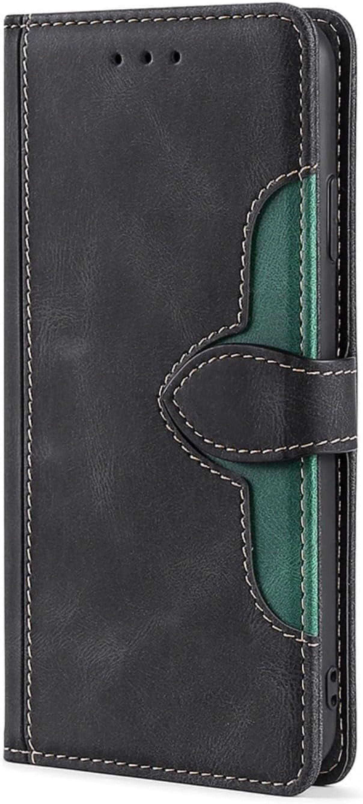 Flip Wallet Bracket Vintage Leather Phone Case for Google Pixel 8 7 6/8 ...