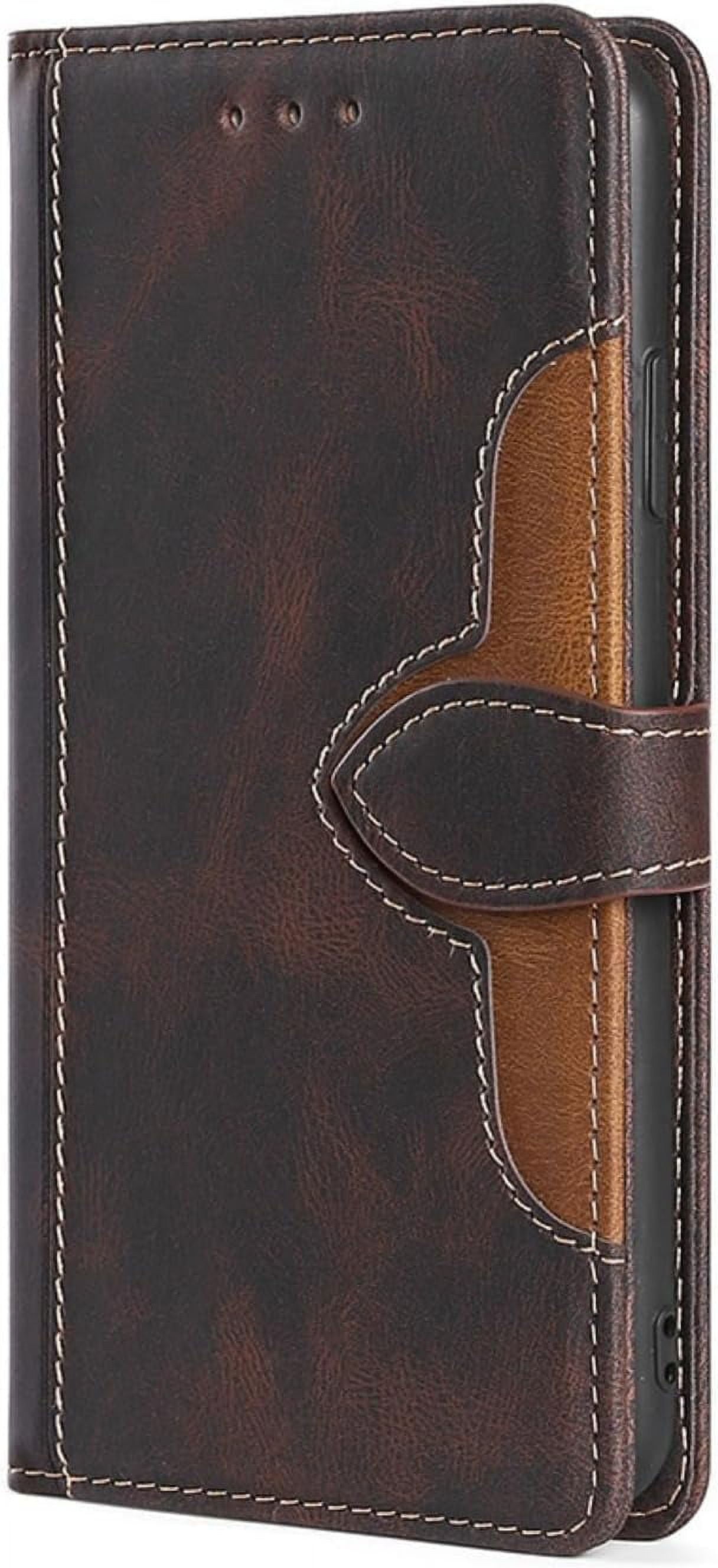 Flip Wallet Bracket Vintage Leather Phone Case for Google Pixel 8 7 6/8 ...