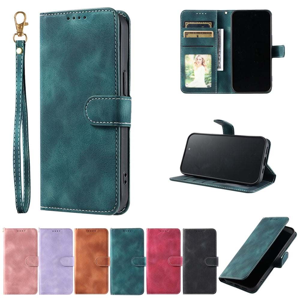 Flip Wallet Card Slot Leather Case Cover For Samsung Galaxy A06 A16 A26 A36 A56 Magnetic Closure ...