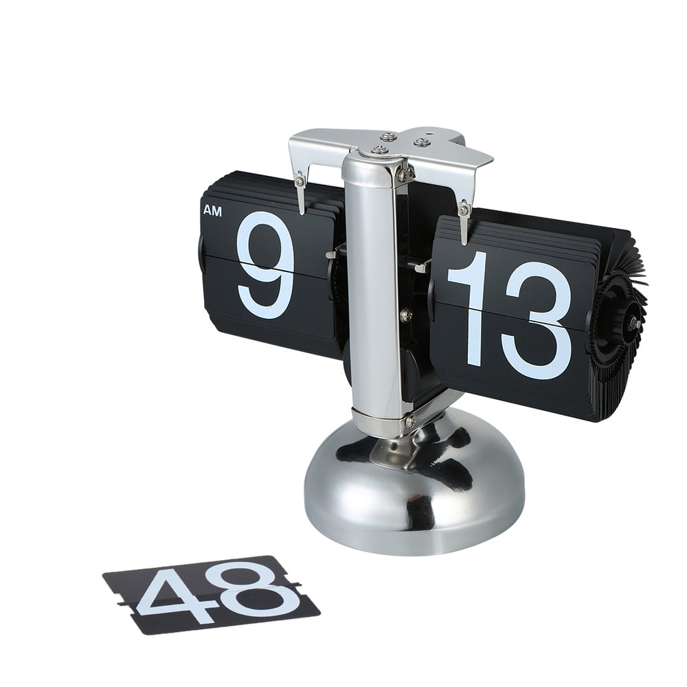 Flip clock,Operated Clock Stainless Steel Flip Over Clock Stainless ...