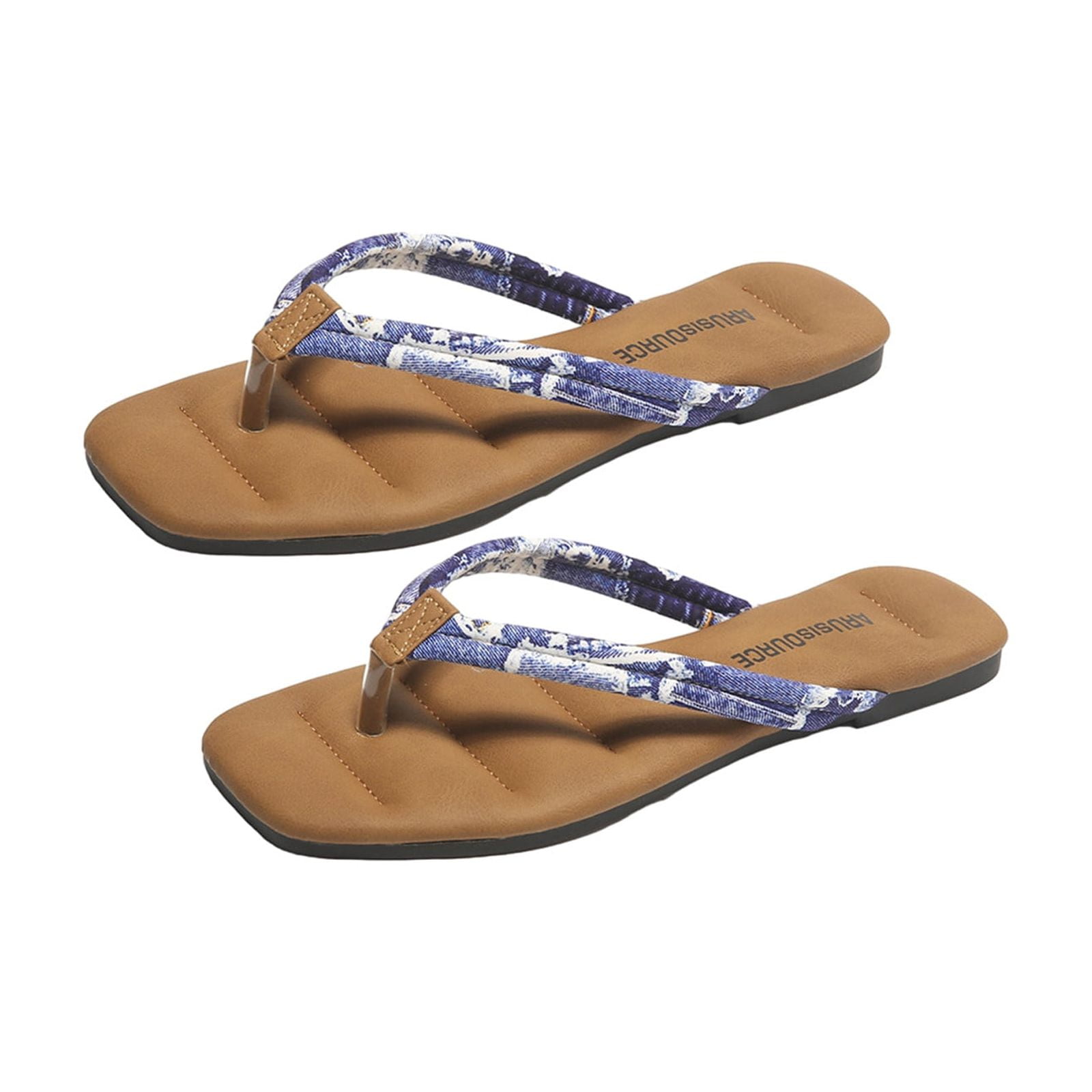 Flip-flops Women Wear Head Light Flat Casual Beach Shoes Outside The ...