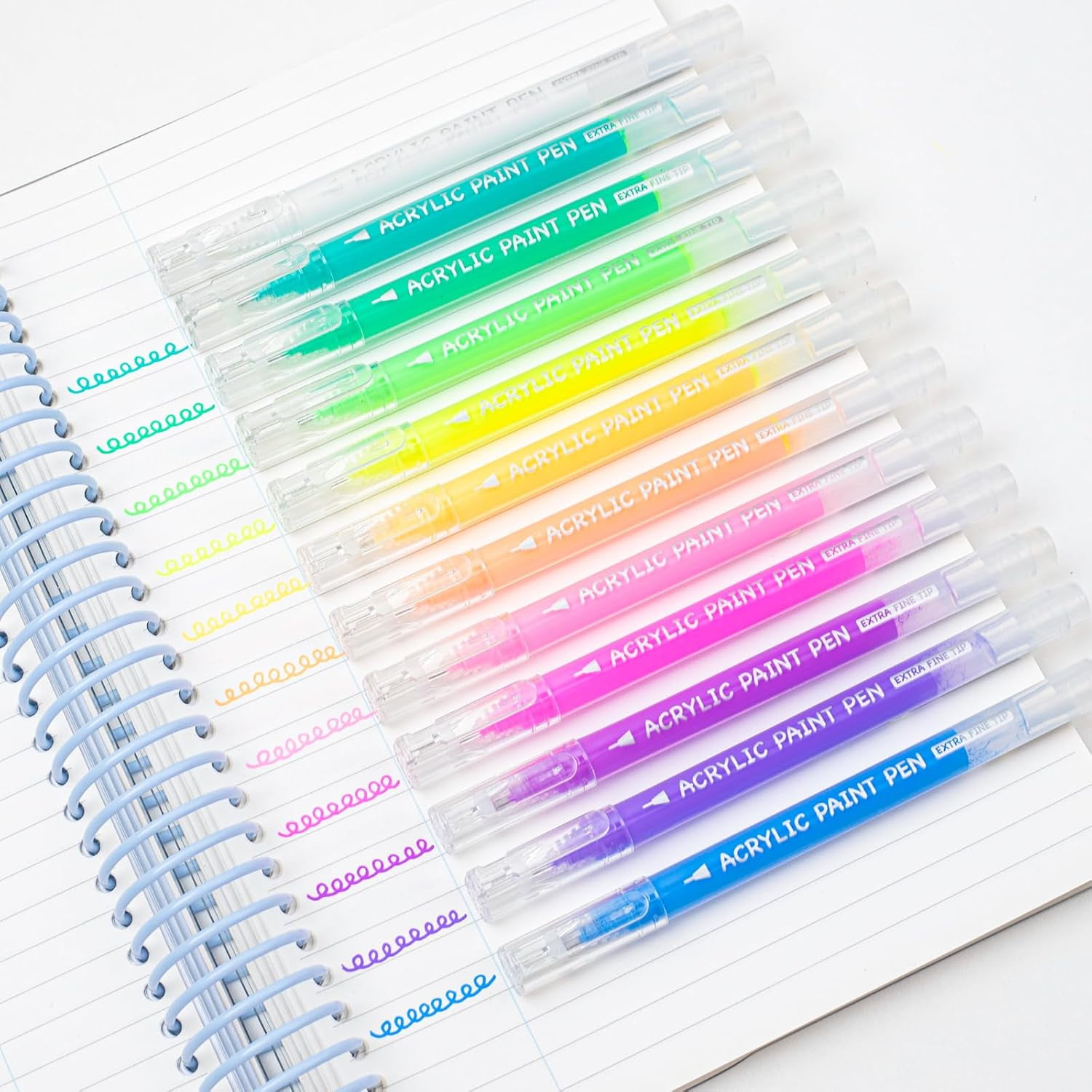 FlipMart Acrylic Gel Pens for Drawing,Colors Gel Paint Pens Ultra Fine ...