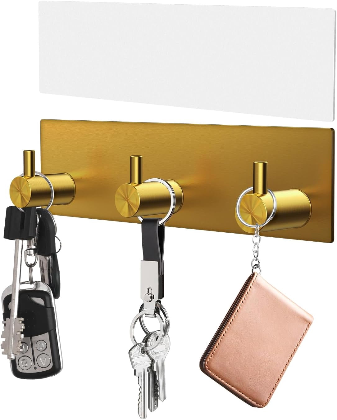 FlipMart Key Holder Wall Mount, Small Metal Self Adhesive Key Hanger ...