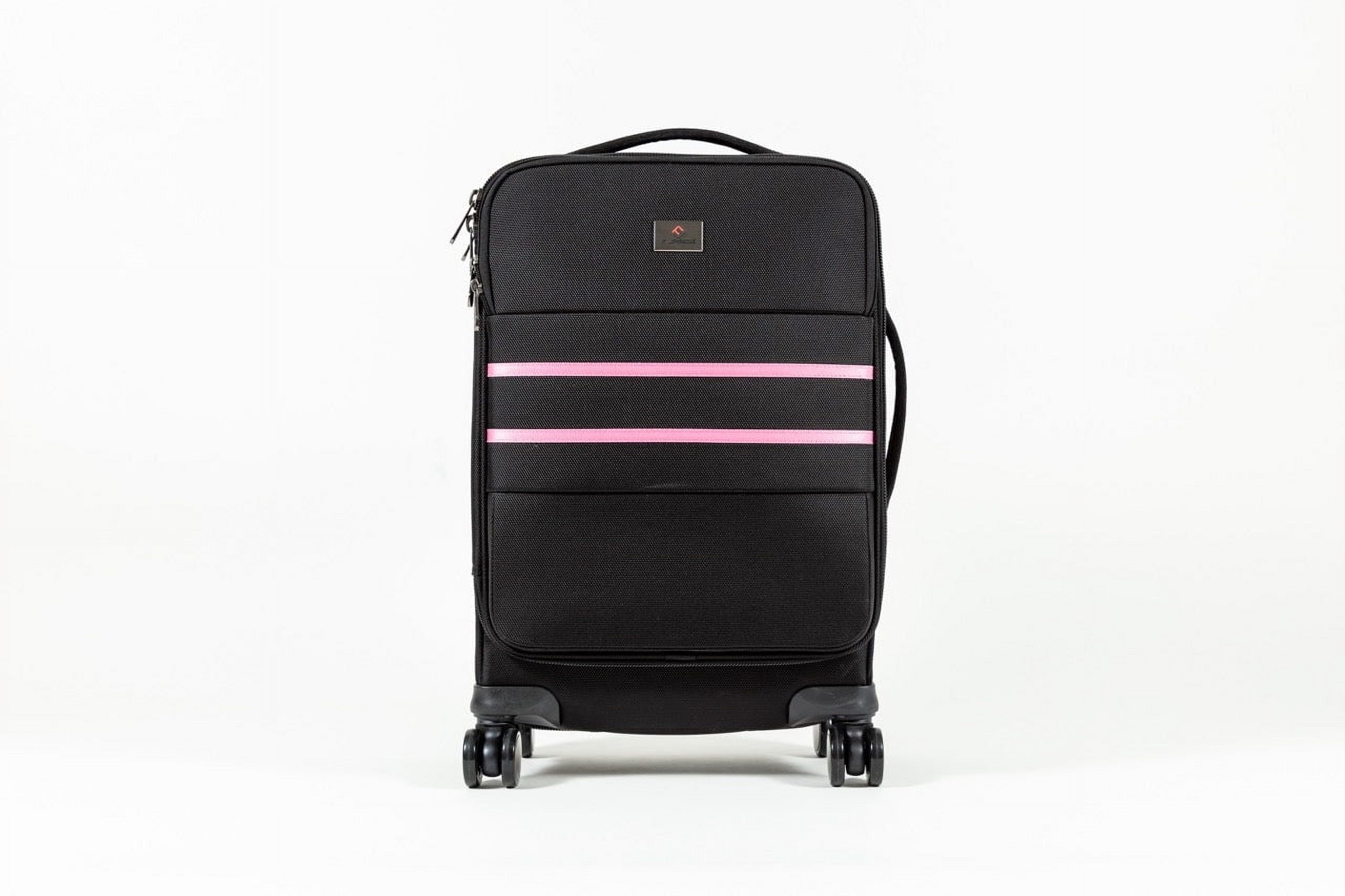 The Jazzy 22" Carry-On (Pink Stripes) - Walmart.com