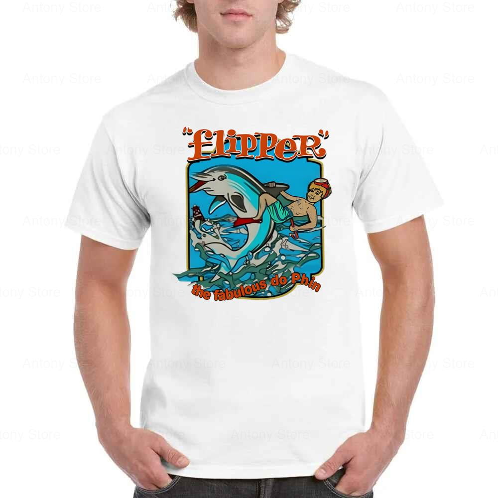 Flipper The Fabulous Dolphin 1964 Vintage TV T-shirt up to size 5XL ...