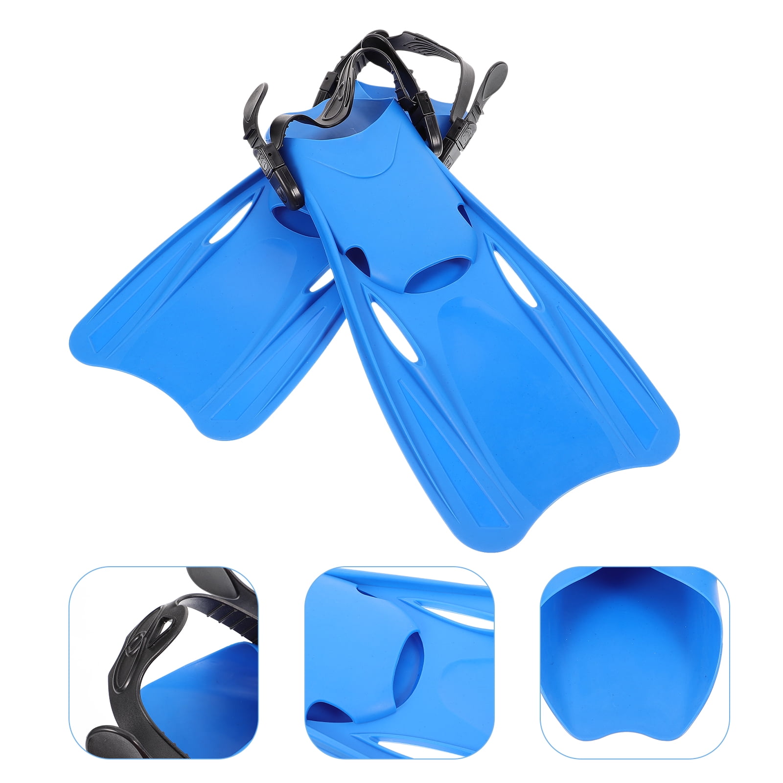 Flippers For Swimming Men,1 Pair of Snorkeling Flippers Swim Training ...