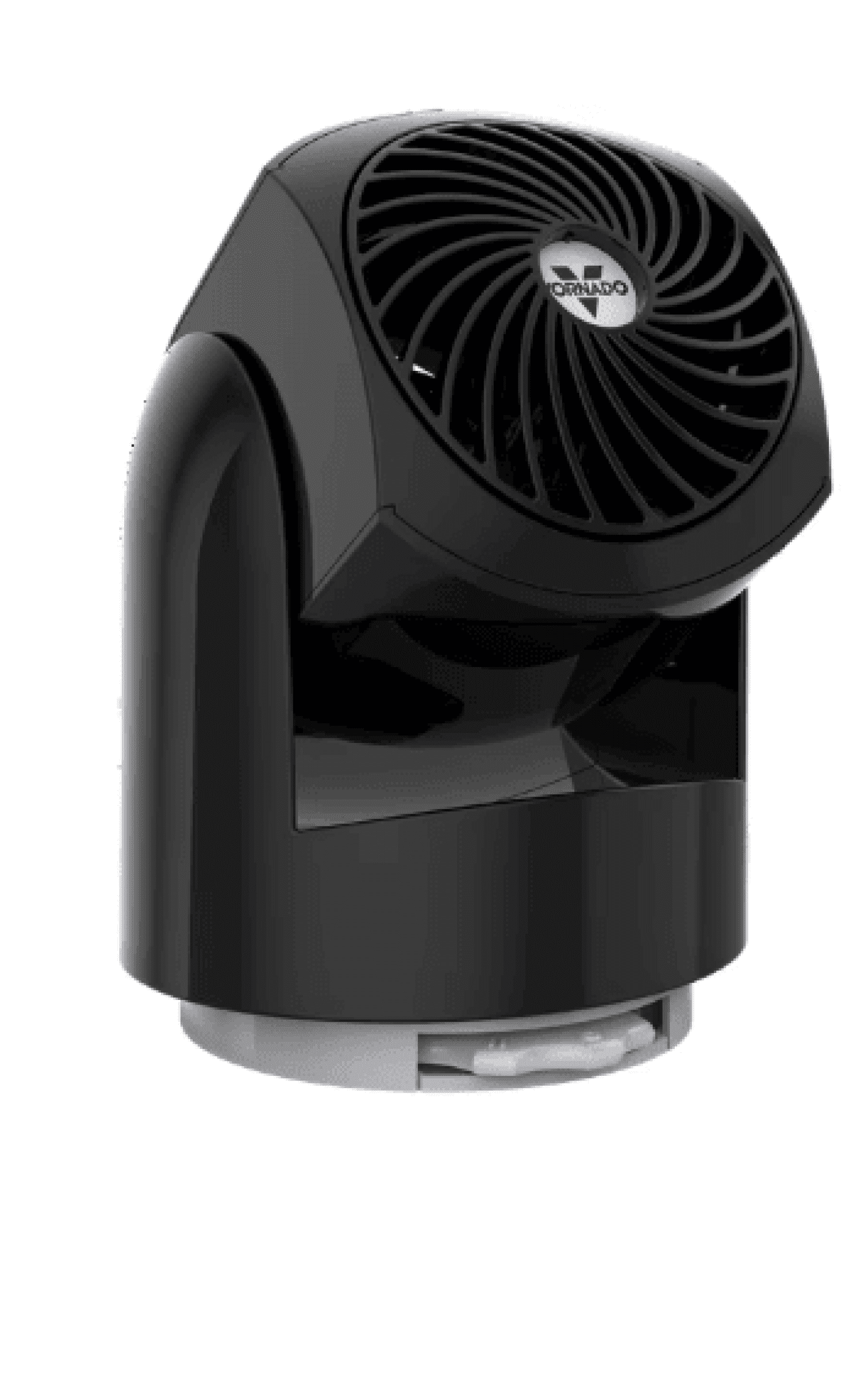 Flippi V6 Compact Air Circulator Fan, Adjustable Head, 2 Speeds, Black ...