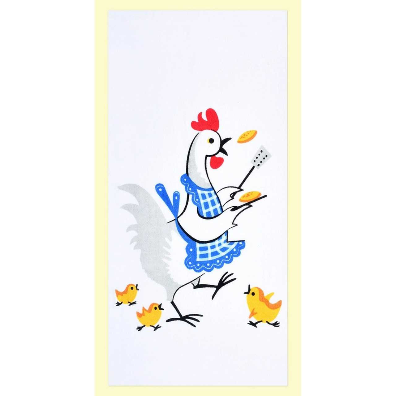 Flippin Pancakes Chicken Retro Flour Sack Kitchen Towel - Walmart.com