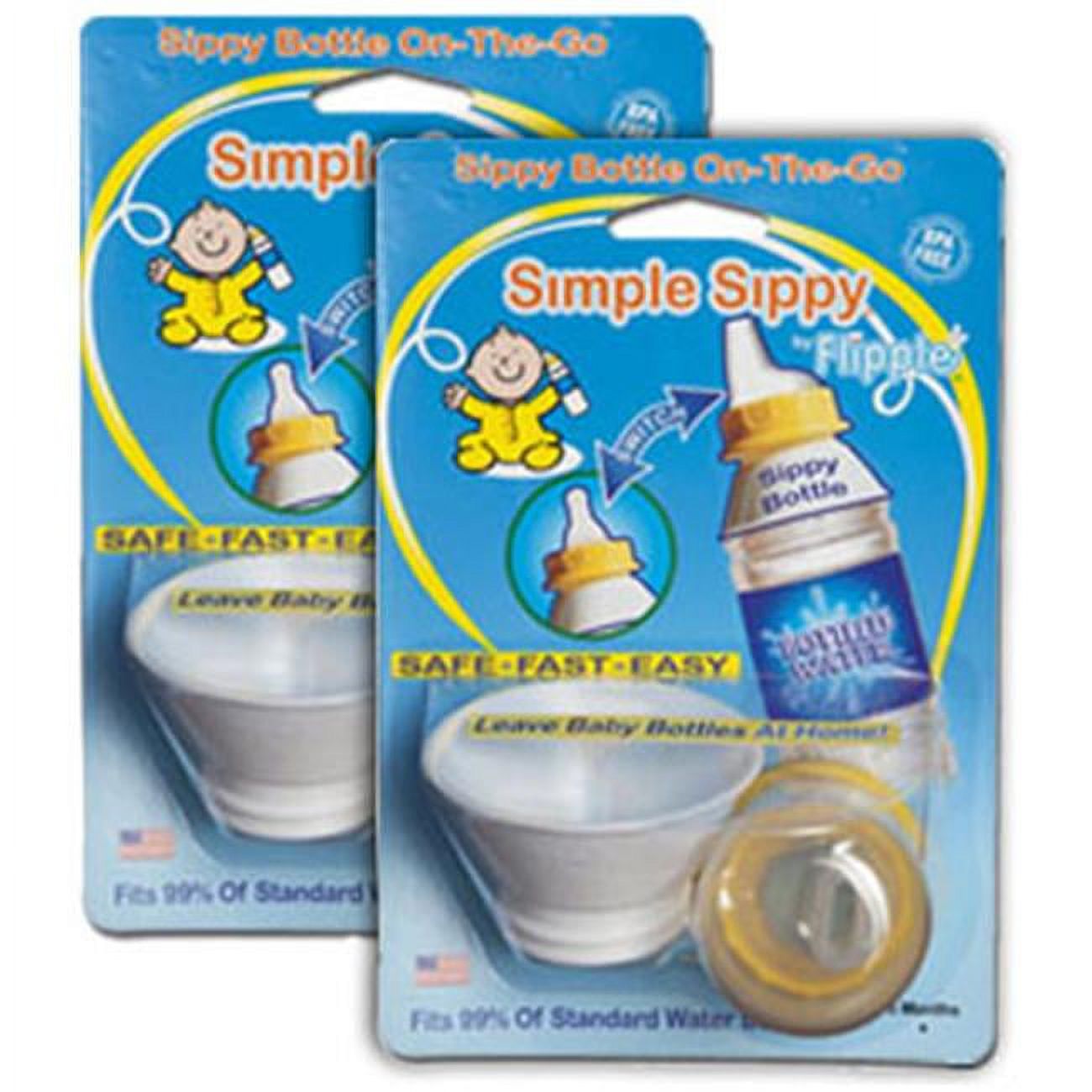 Flipple SS-B Simple Sippy Blisters Double Pack - Walmart.com