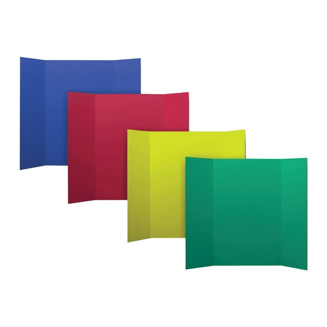 Flipside Corrugated Project Boards, 36" x 48", Assorted Primary Colors ...