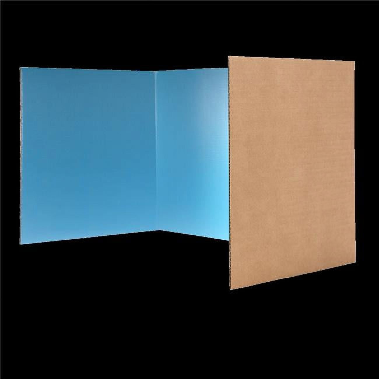 Flipside Products 18491-24 18 x 48 1 Ply Sky Blue Project Board Bulk ...