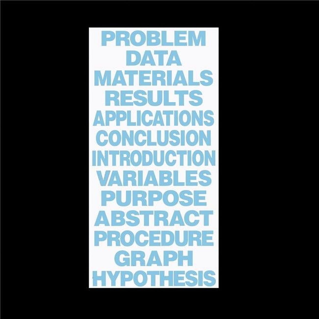 Flipside Products 52040-24 Sky Blue Science Fair Titles Retail Pack of ...