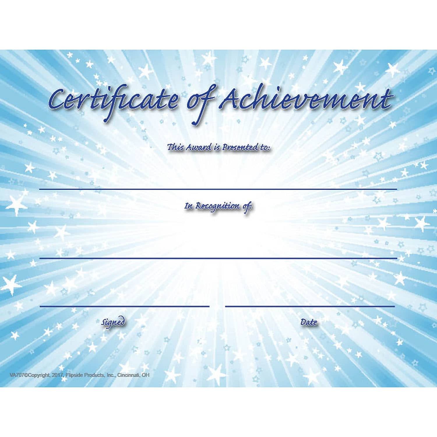 Flipside Products Award Certificates with Inspirational Design 8.5" x ...
