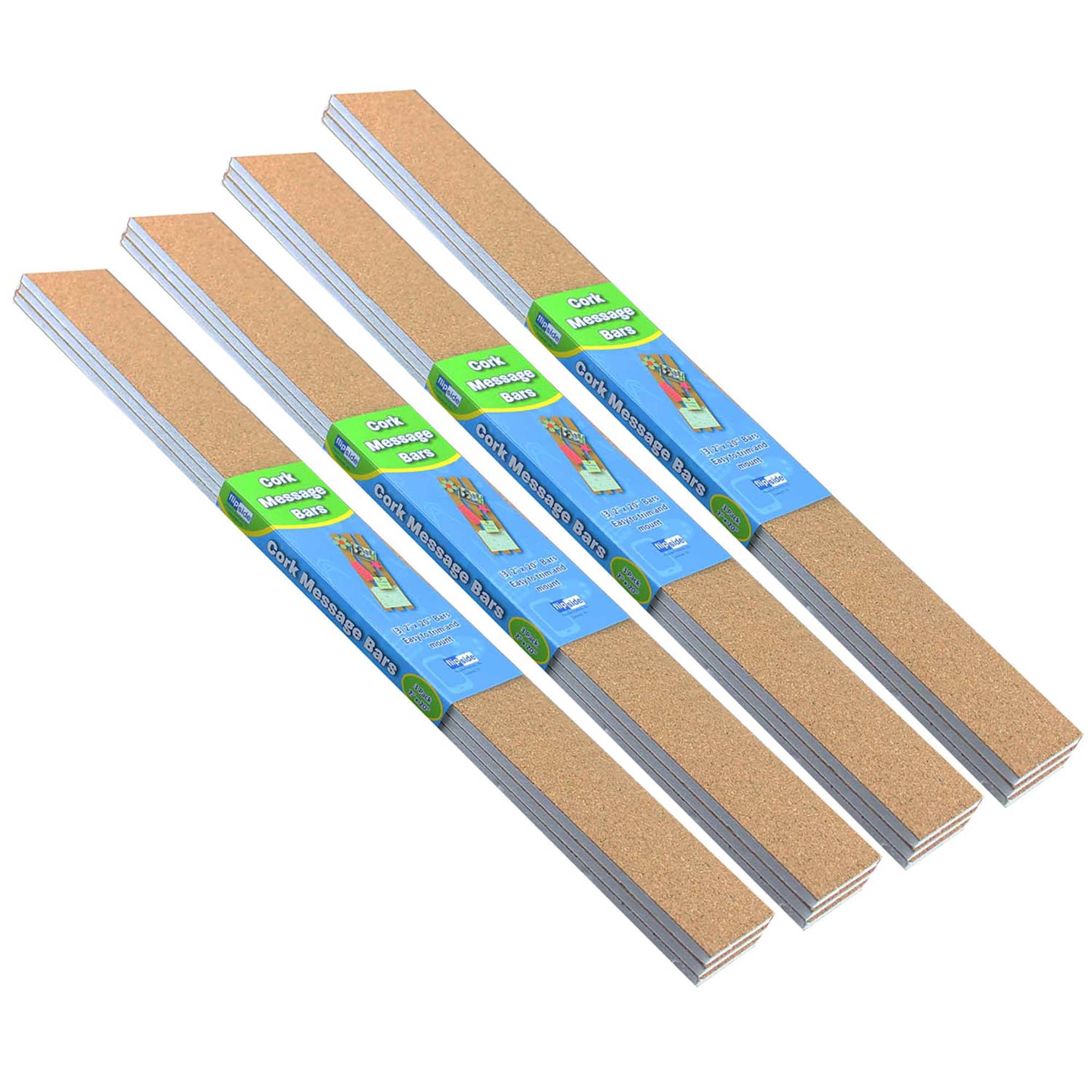 Flipside Products Cork Message Bars, 2 Inch x 20 Inch, 12 Count ...