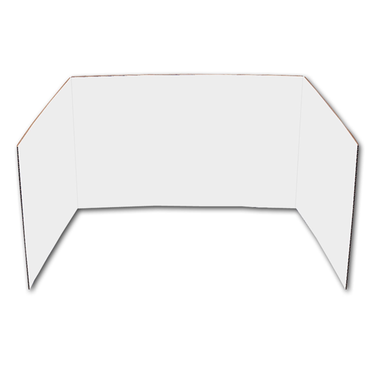 Flipside Products Corrugated Privacy Shield, 18 Inch x 48 Inch, White ...