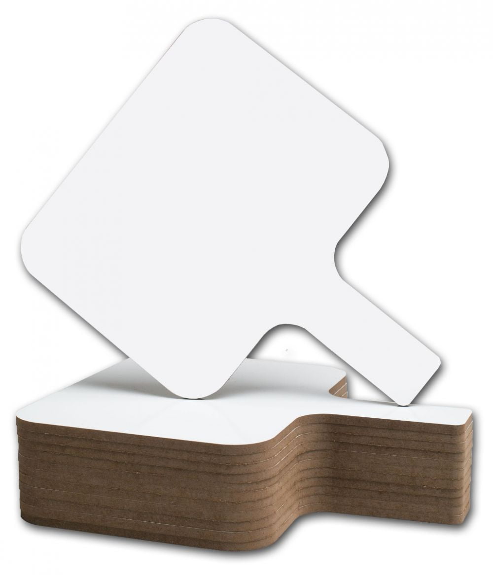 Flipside Products Rectangular Dry Erase Answer Paddle, 8" x 9.75", Pack ...