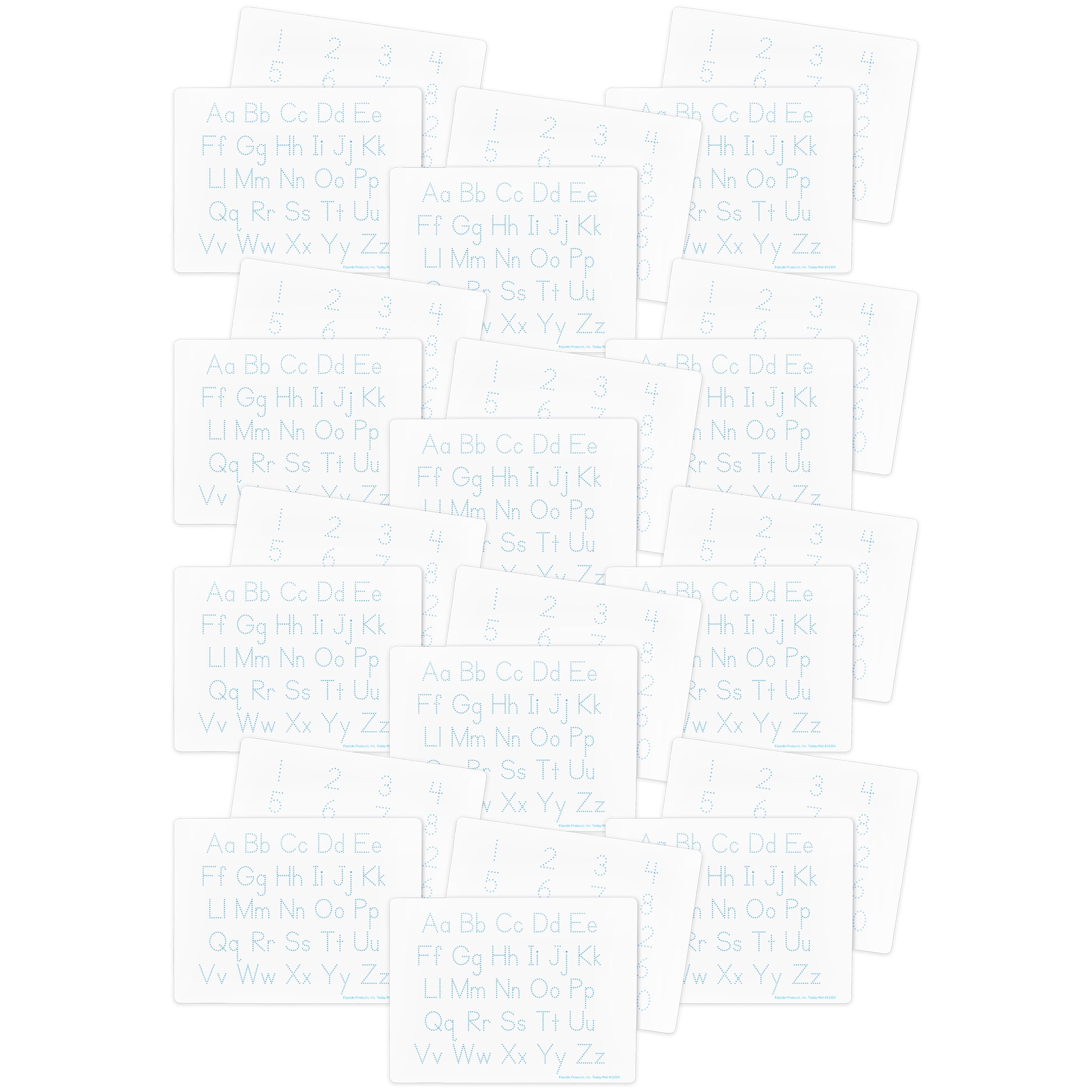 Flipside Products Two-Sided Dry Erase Learning Mat, 9" x 12", Letters ...