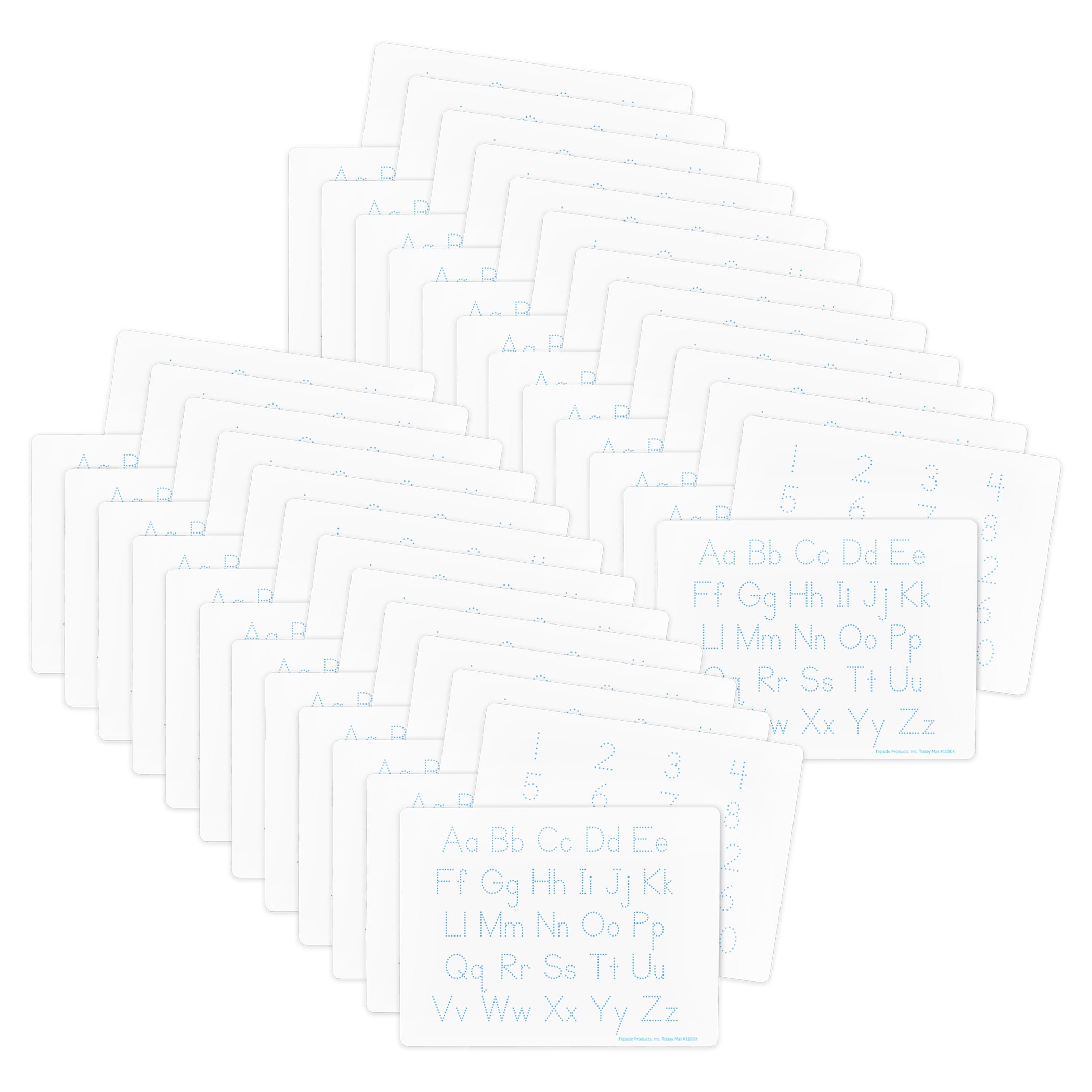 Flipside Products Two-Sided Dry Erase Learning Mat, 9" x 12", Letters ...