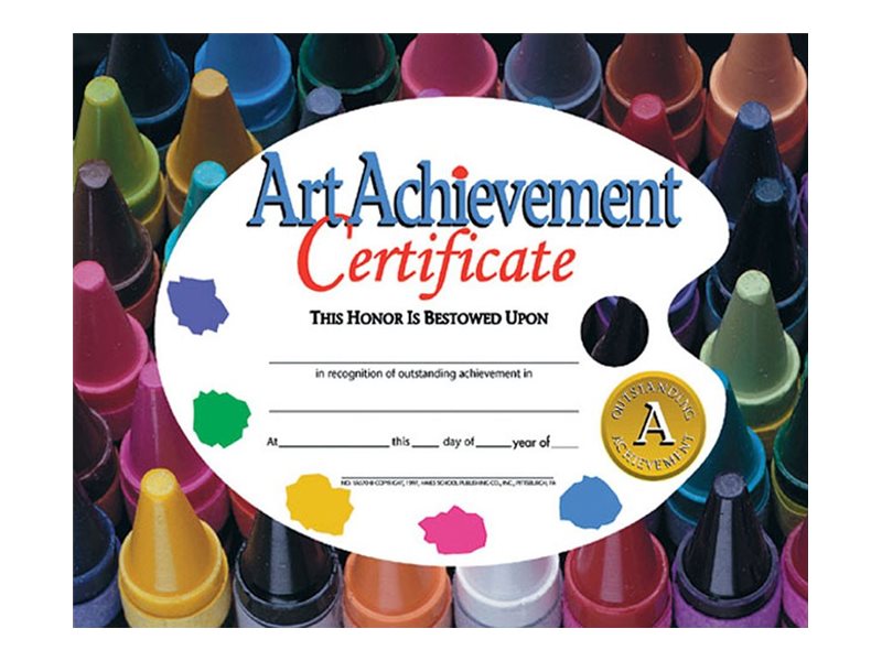 Flipside Products VA570-5 Art Achievement Certificate Pack of 5 ...