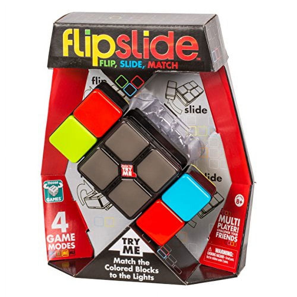 Flipslide Electronic Handheld Game - Flip, Slide, Match Colors, Beat ...