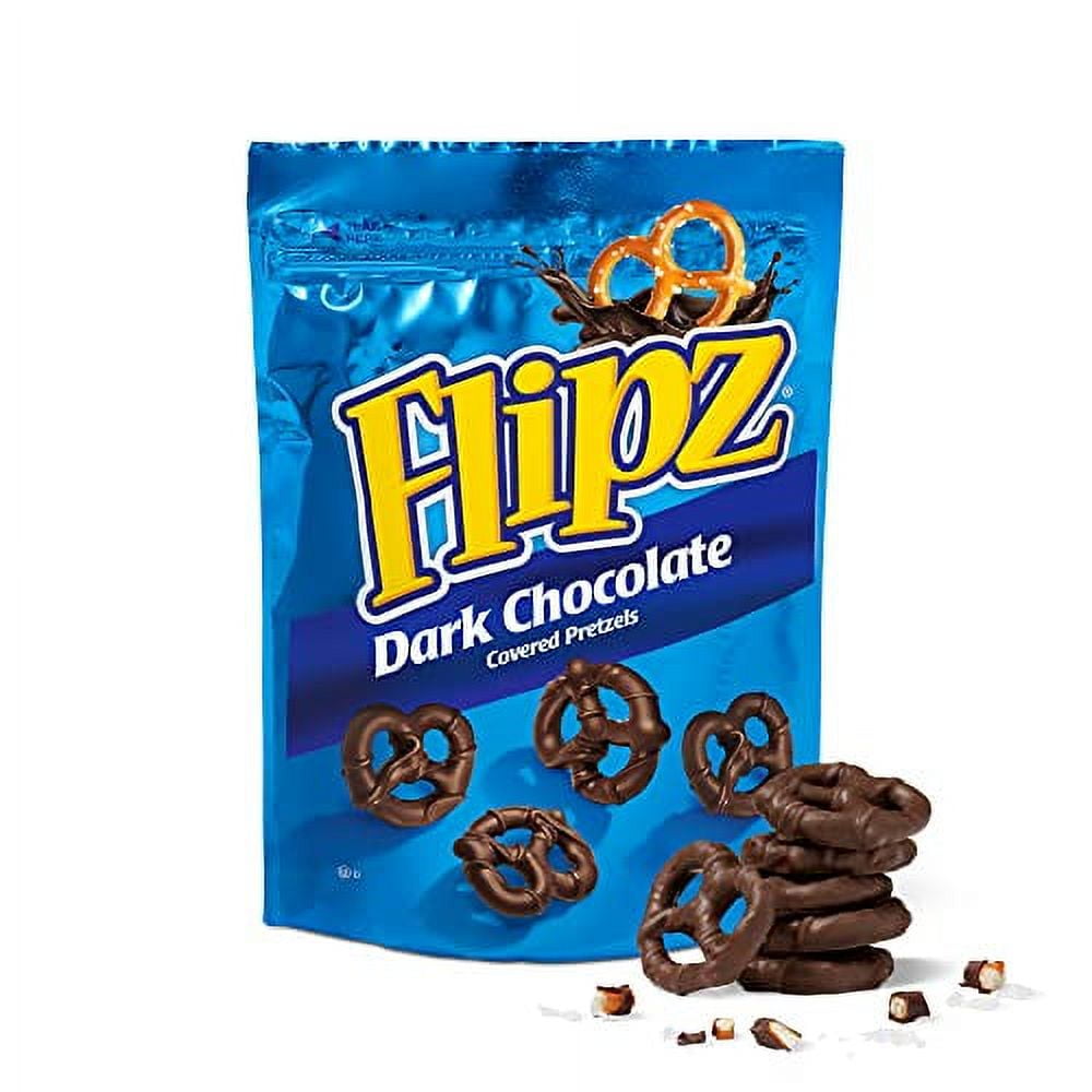Flipz Dark Chocolate Covered ZS23 Pretzels (4 Ounce, Pack of 6 ...