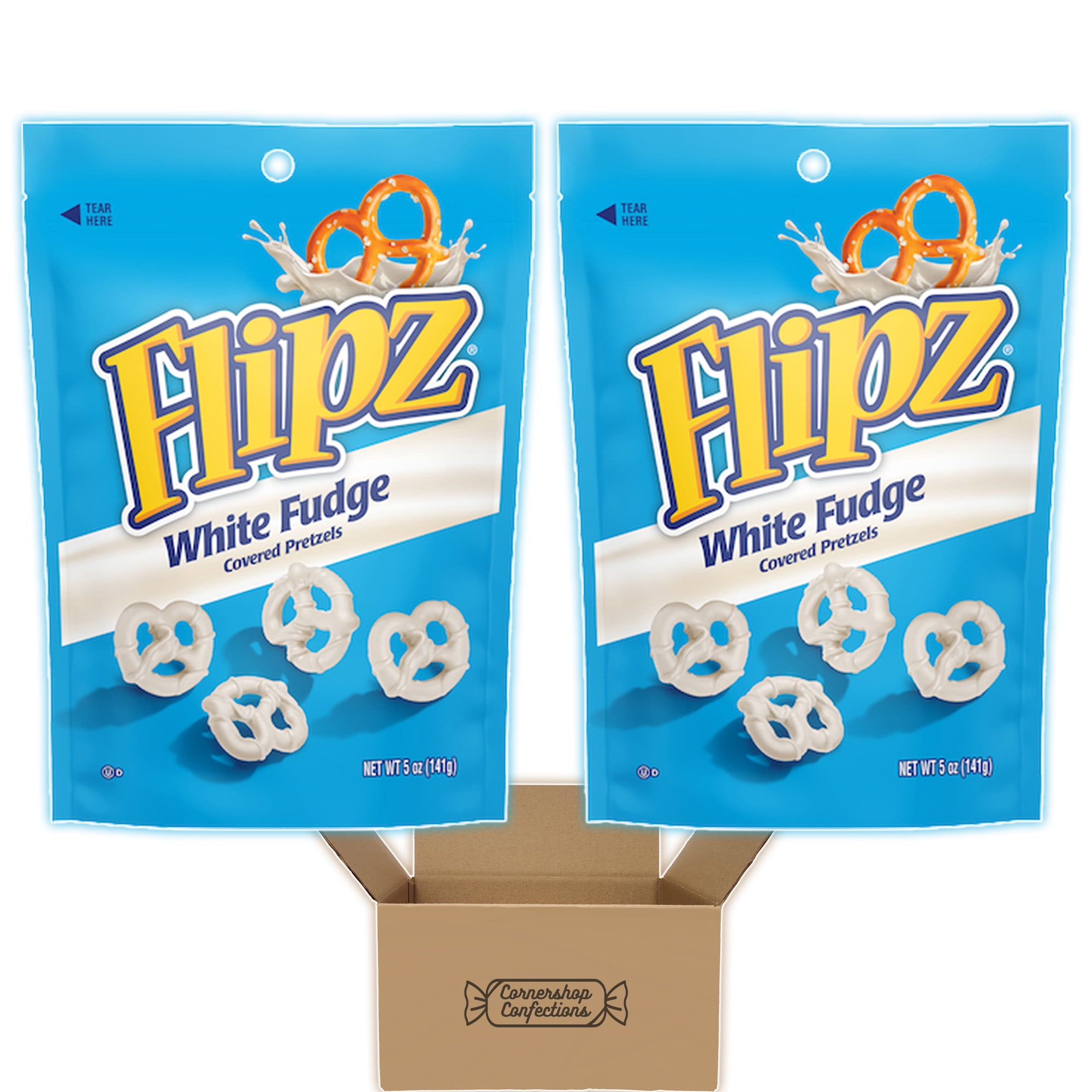 Flipz Lover's White Fudge Covered Pretzels Bundle Share Pack - 2 ...