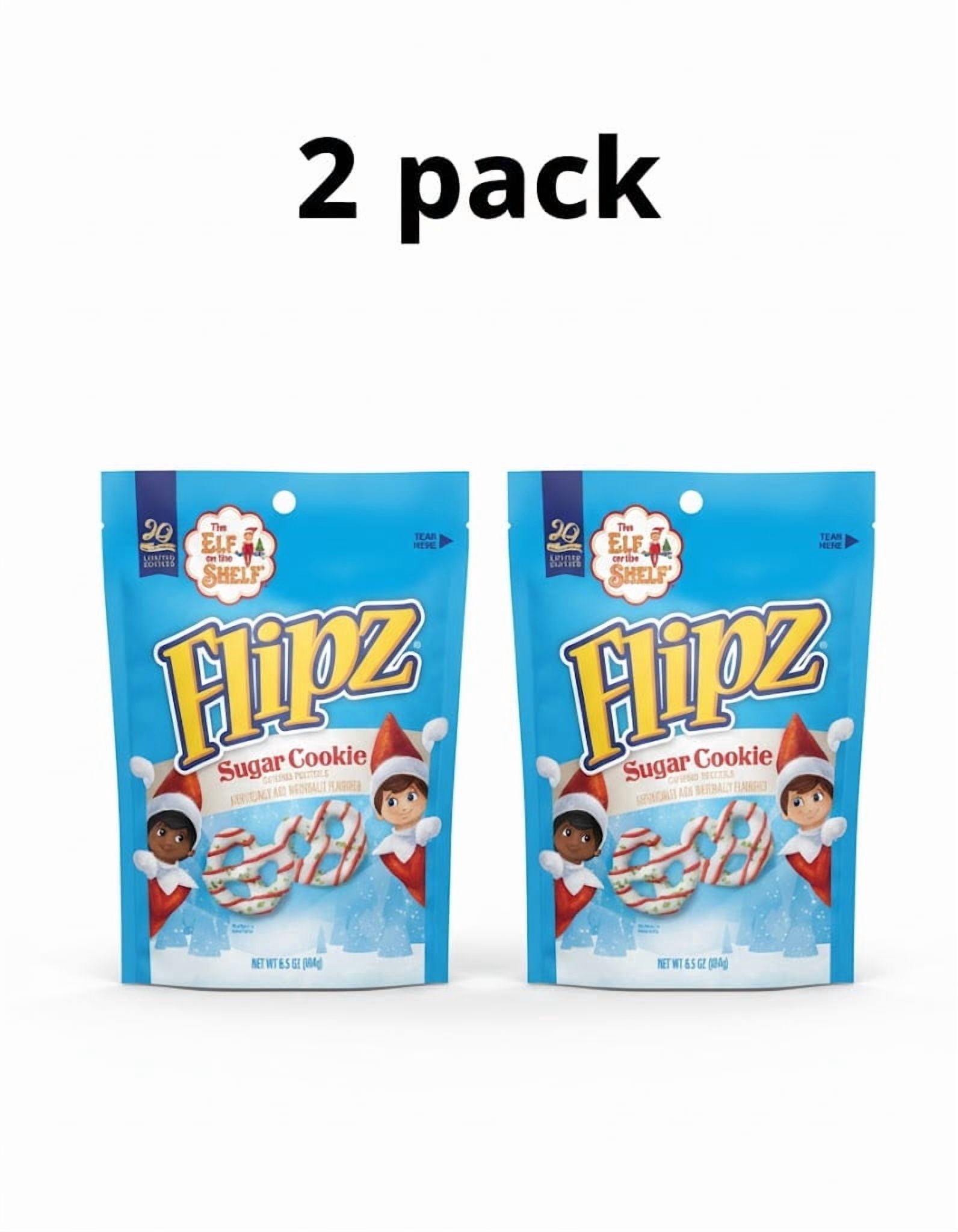 Flipz The Elf on the Shelf Sugar Cookie Covered Pretzels 6.5 oz ...