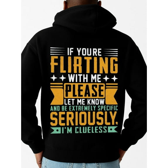 Flirtation Hoodie funny hoodies funny humor mens sweatshirts black ...