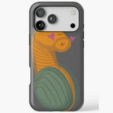 Flirtatious Geoduck Mollusk Art iPhone Case 17 through 11 Pro Max ...