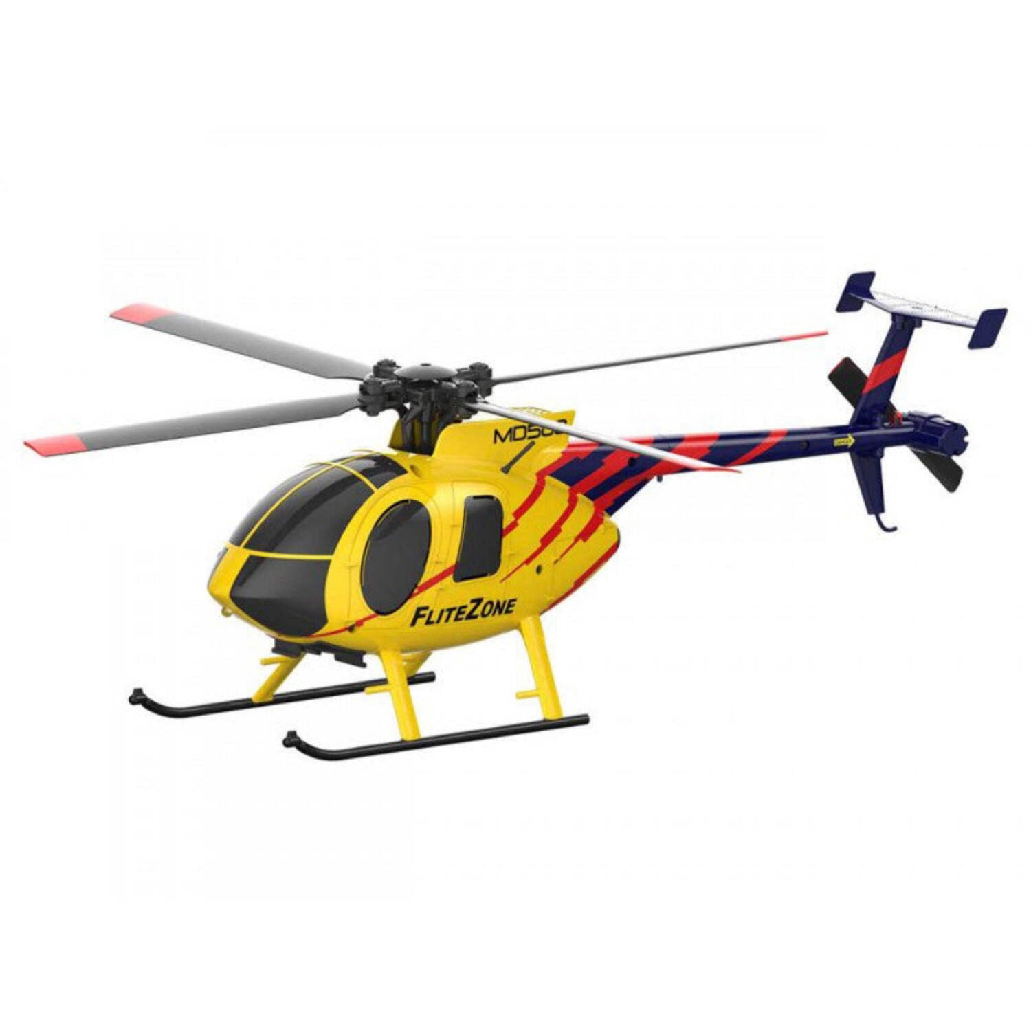 FliteZone Hughes MD500 100-size Helicopter - RTF - Swiss - Walmart.com