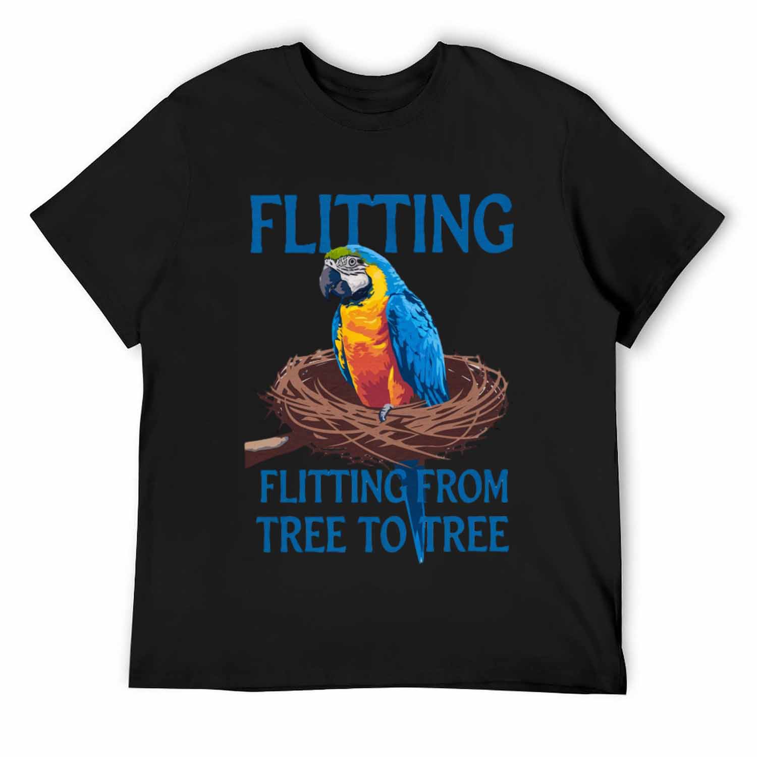 Flitting From Tree To Treetshirt design Deer T Shirt Funny Matching ...