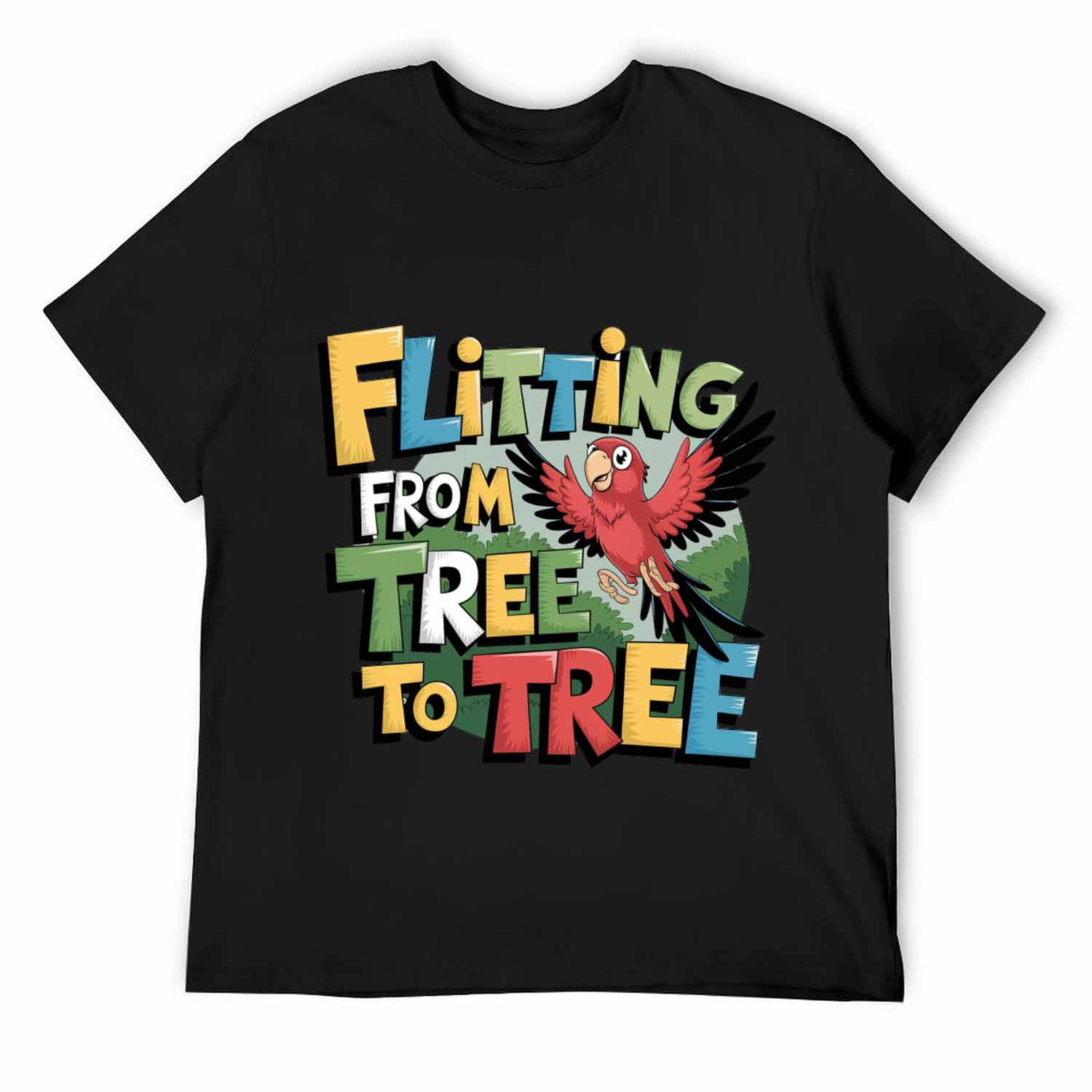 Flitting From Tree To Treetshirt design Deer Teacher Life Graduation ...