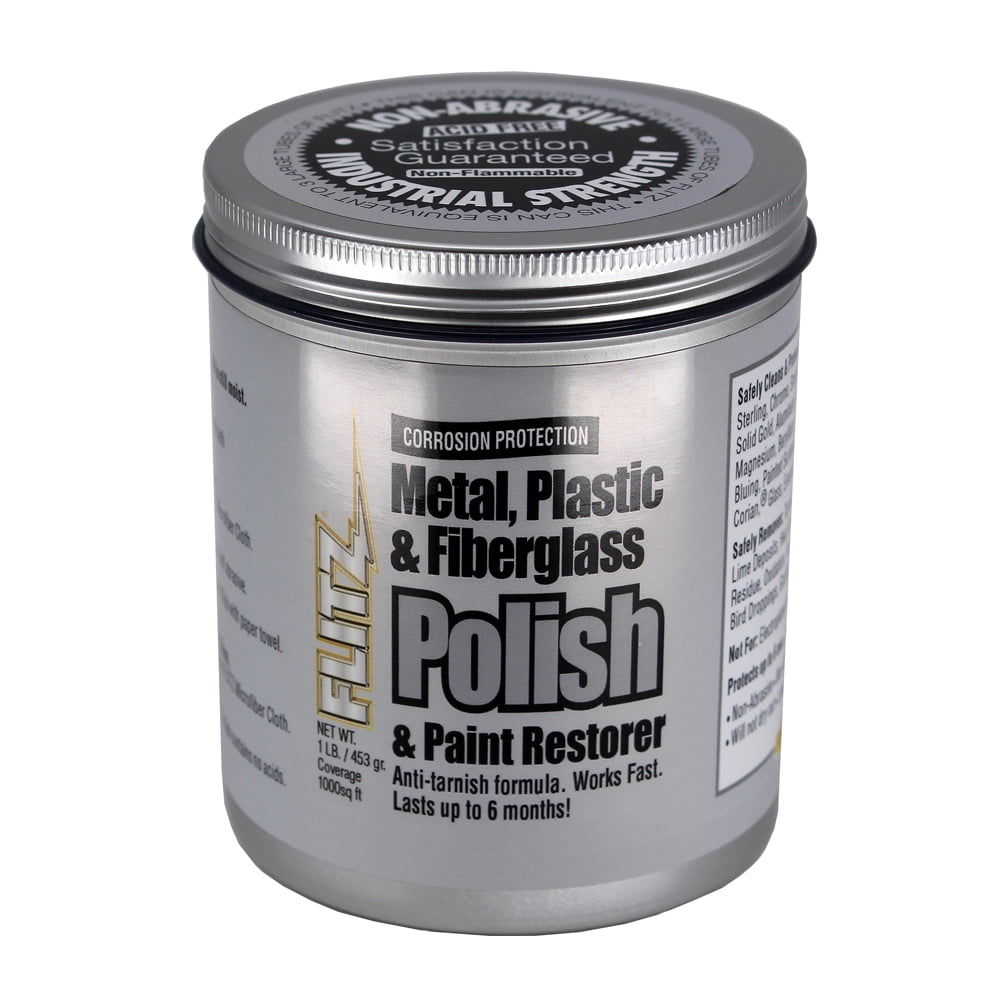 Flitz CA035166W Metal Plastic & Fiberglass Polish 1lb/453g Jar ...