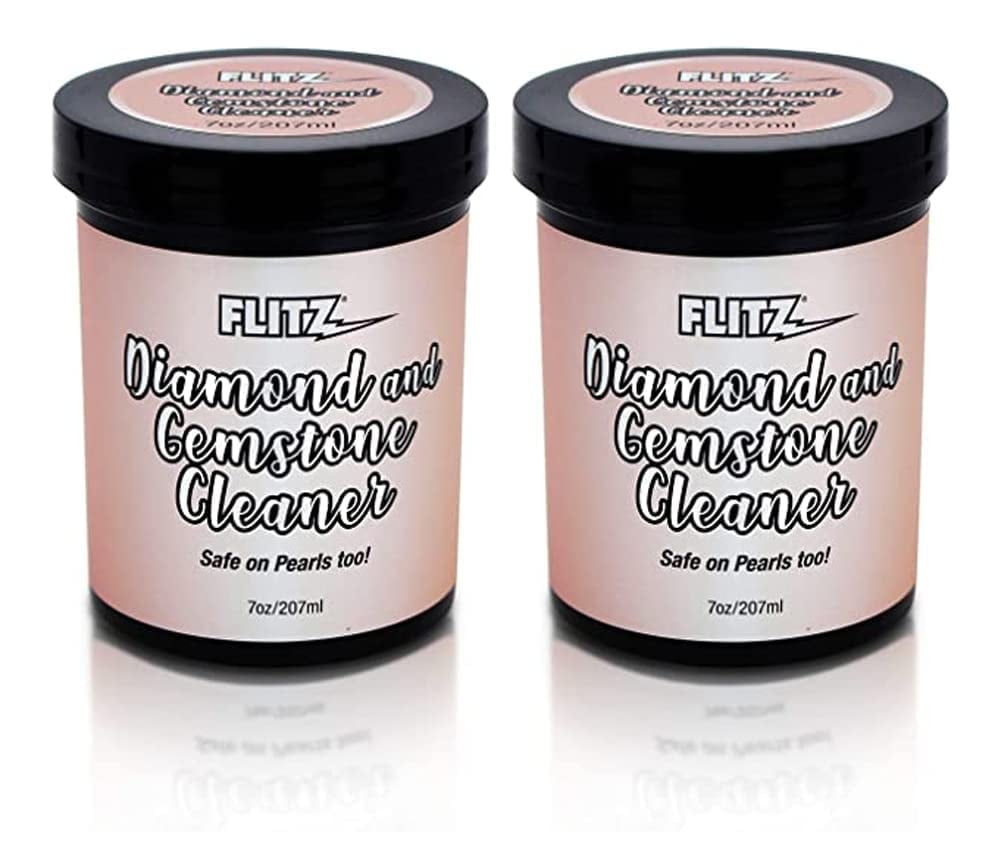 Flitz Diamond and Gemstone Jewelry Cleaner, Safe on Pearls, No Harsh ...