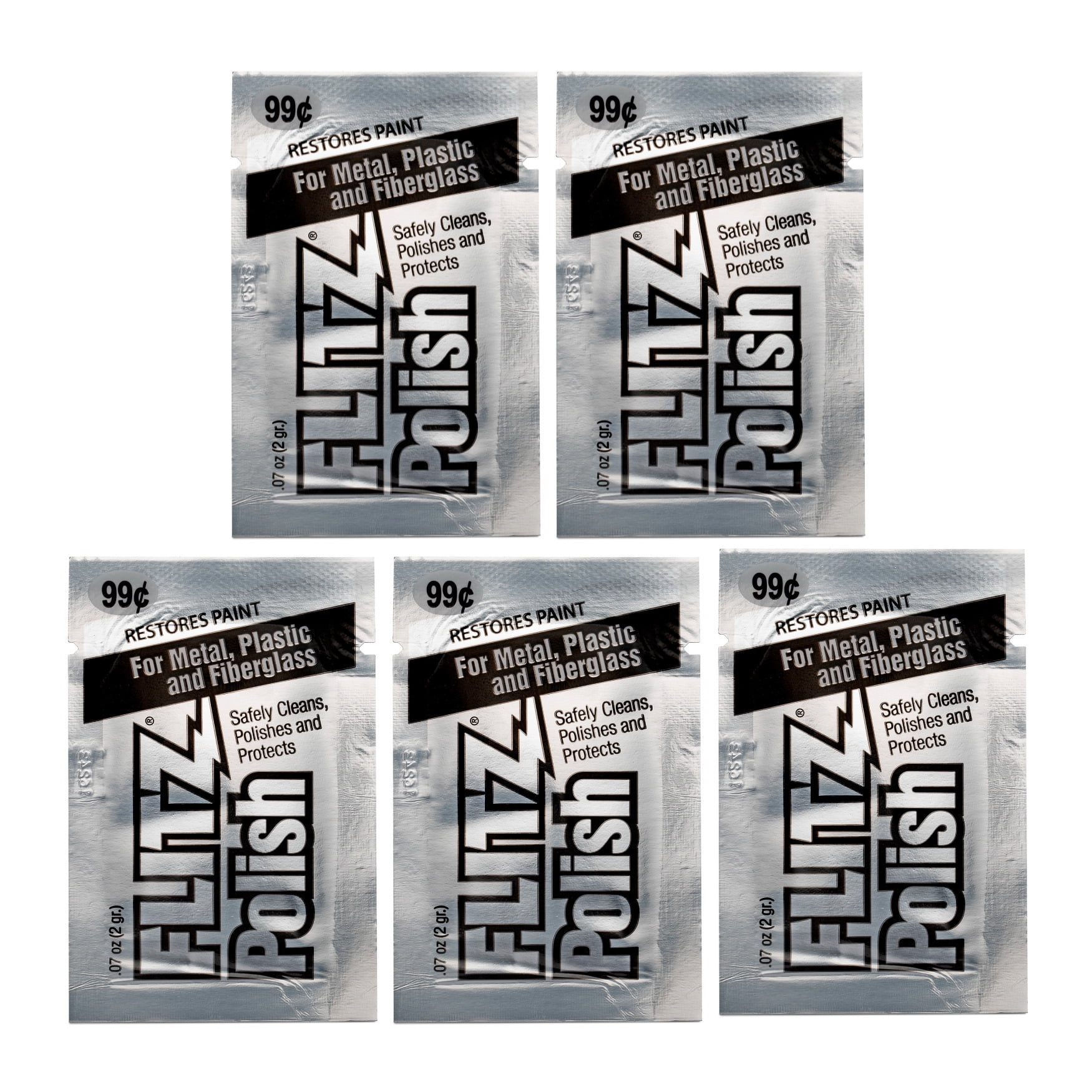 Flitz Individual Polish Packets (2 gr / .07 oz, 5-Pack) - Walmart.com