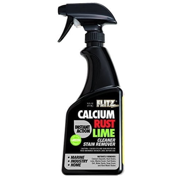Flitz Instant Rust Remover for Metal, Calcium Lime Rust Remover, Spray ...