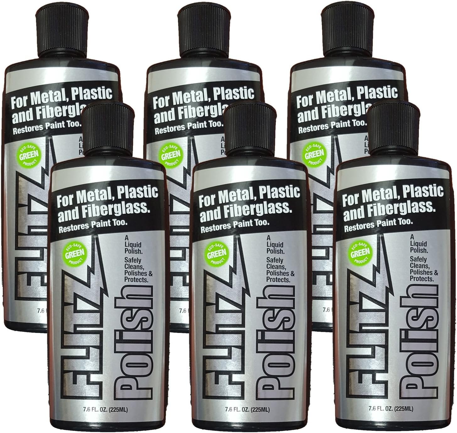 Flitz LQ 04587-6A Metal, Plastic and Fiberglass Liquid Polish, 7.6 oz ...