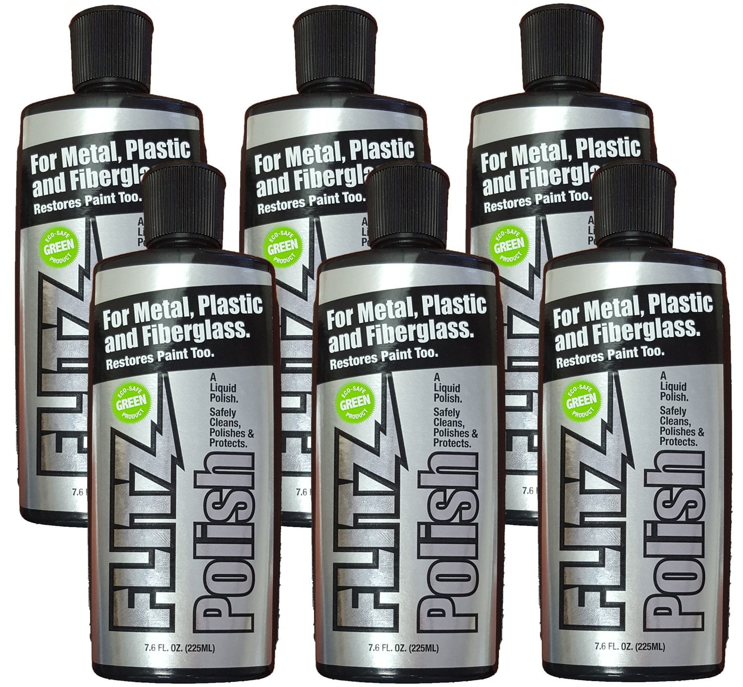 Flitz LQ 04587-6A Metal, Plastic and Fiberglass Liquid Polish, 7.6 oz ...