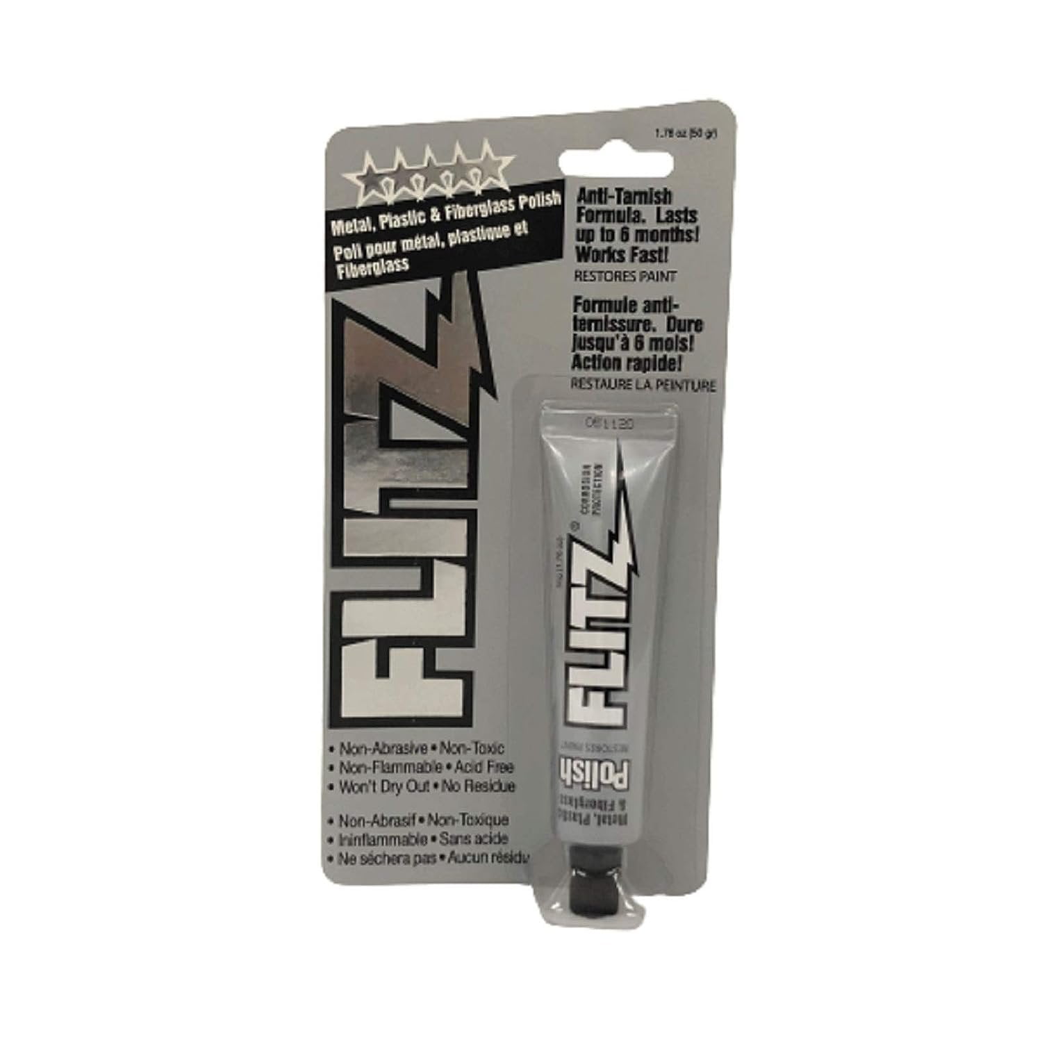 Flitz Metal Polish Tarnish Tube 50 Gram / 1.75 Oz - Walmart.com